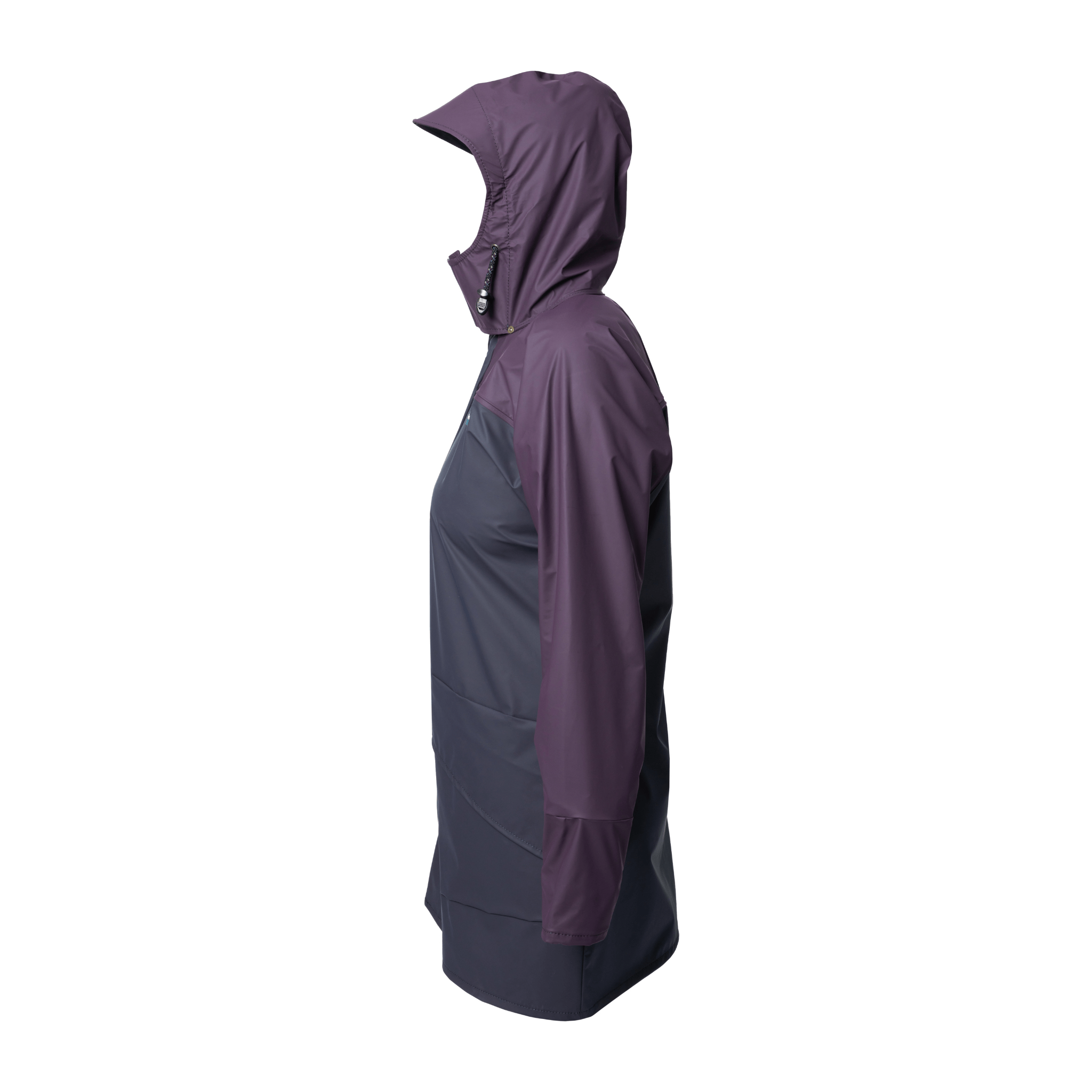 Kaiwaka Agtex Women's Waterproof Parka Coat - Navy/Aubergine