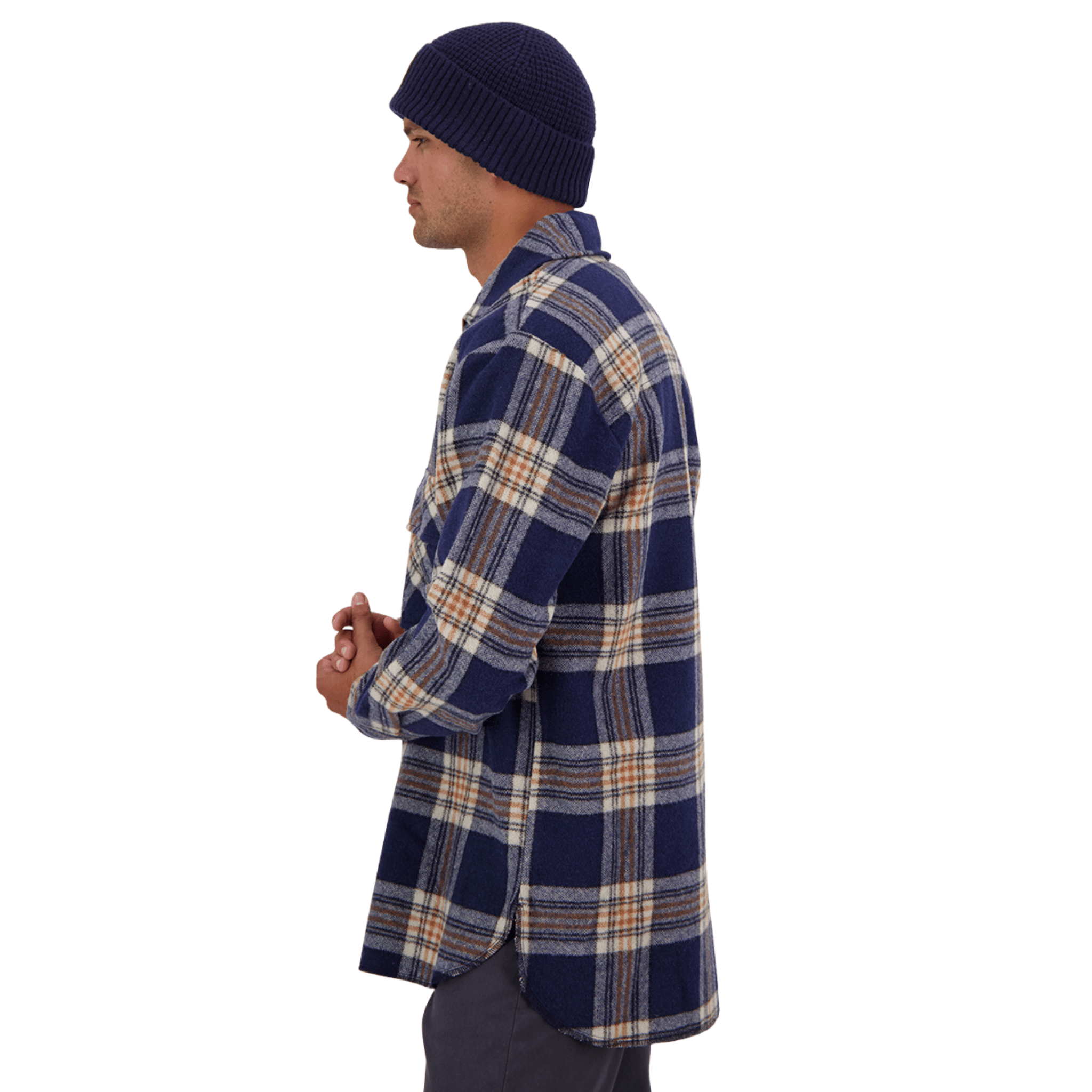 Swanndri Ranger Bush Shirt - Atlantic Check | 100% NZ Wool Bush Shirts